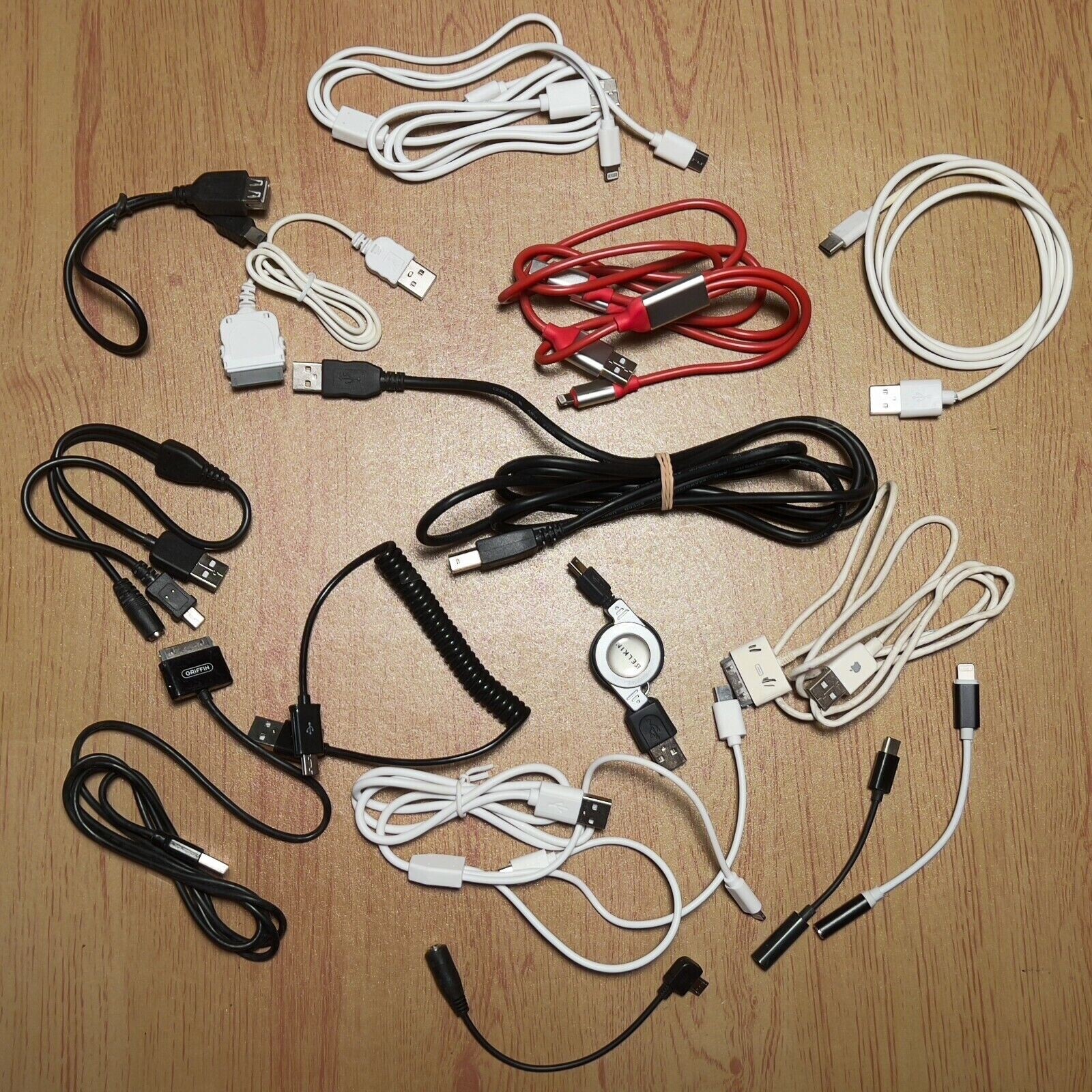 15 x Various USB Cables / Adapters - Great Mix Bag - BARGAIN - Free ...