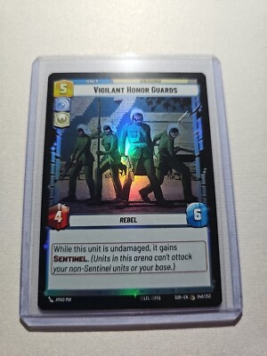Vigilant Honor Guards #048 Foil Star Wars Unlimited Spark of Rebellion ...