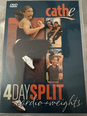 cathe friedrich dvd Set: 4Day Split Cardio & Weights, Exercise, Fitness ...