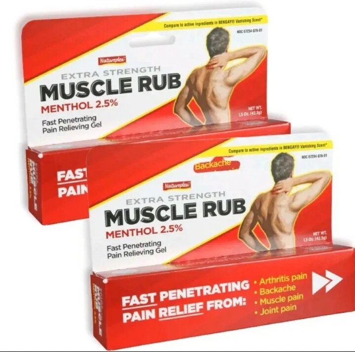 3 PACKS Muscle Rub Extra Strength Backache Join pain Relieving Gel 6/ ...