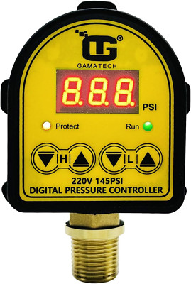 Gamatech Pressure Switch for Water Pump and Air Pump, Digital ...