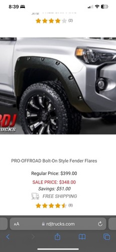 Toyota 4Runner Fender Flare | eBay