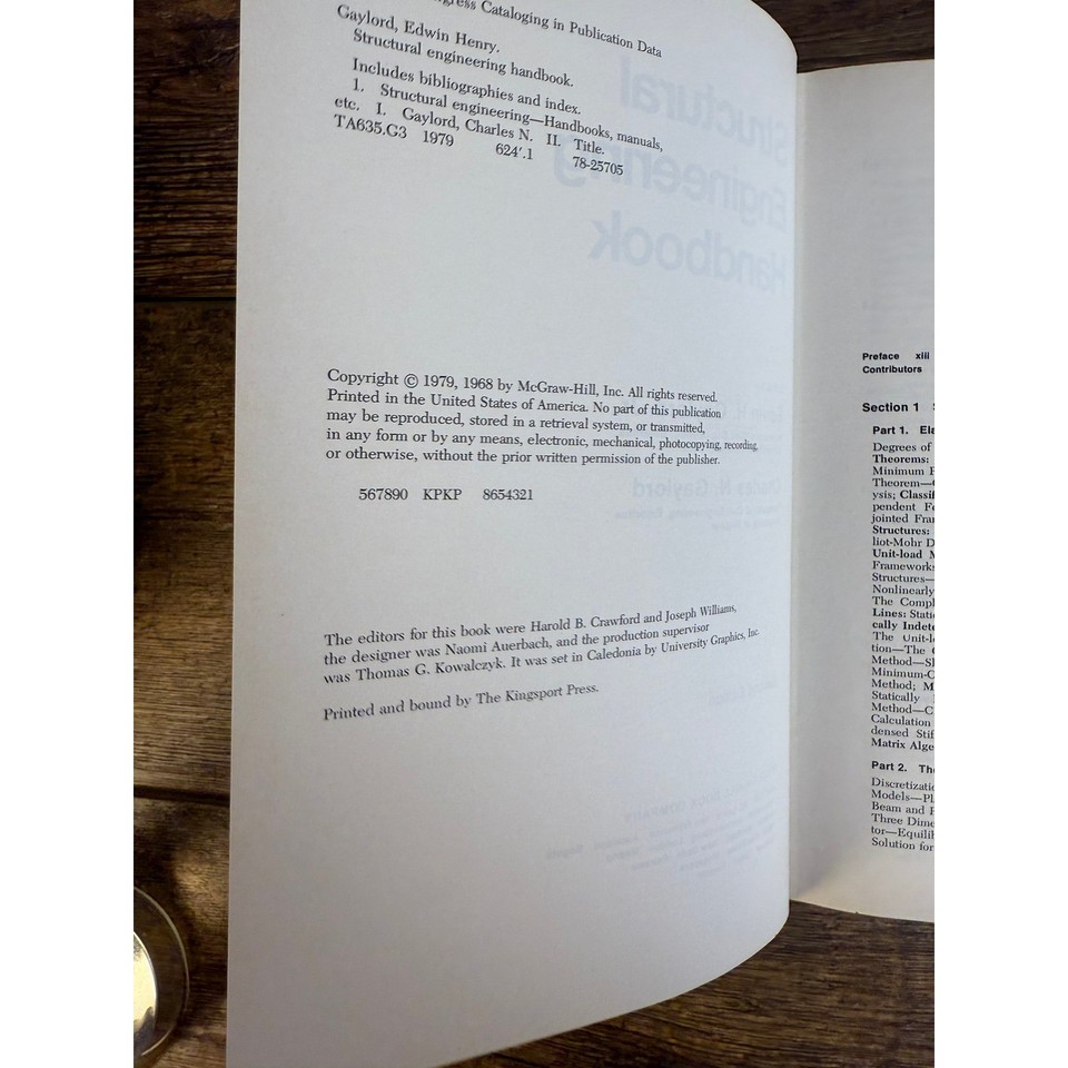 Structural Engineering Handbook Gaylord 2nd Edition McGraw-Hill Civil ...