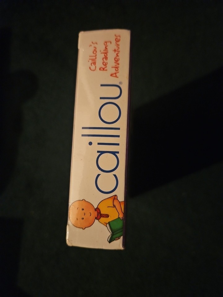 Caillou: Caillou’s Reading Adventures VHS Tape 2002 PBS Kids Cartoon ...