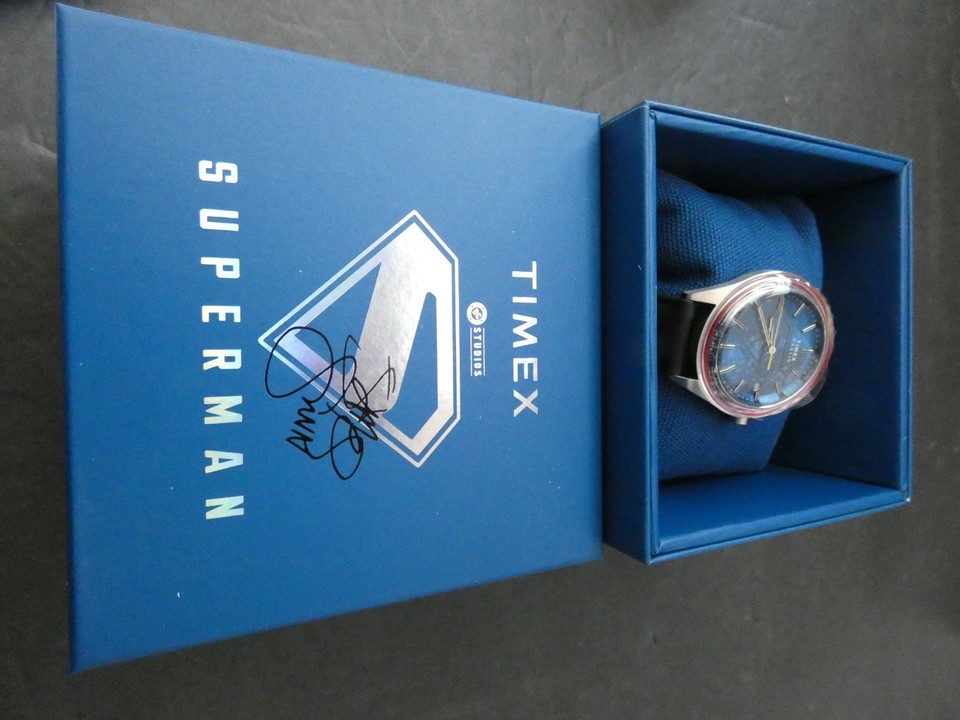 TIMEX SUPERMAN JAMES GUNN LIMITED EDITION WATCH SIGNED | eBay UK