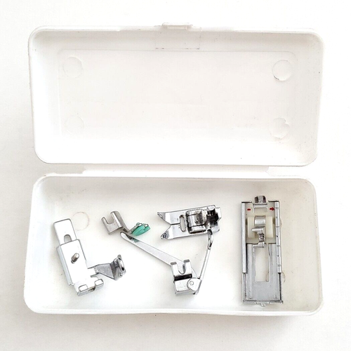 Singer Sewing Machine Accessories Plastic Storage Box + 5 Attachment ...