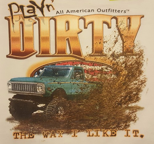 PLAYIN' DIRTY 4X4 TRUCK MUDDIN' RACING MUD HOODED SWEATSHIRT #341 ...