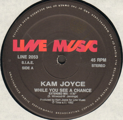KAM JOYCE - while You See A Chance - Line Music - 1992 - Italy 2053 ...