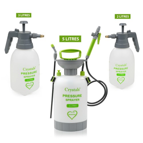 2L/3L/5L Garden Pressure Spraye - Portable Hand Pump Chemical Weed ...
