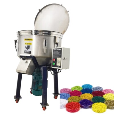 Industrial Blender Mixer Color Mixer 110lbs Plastic Particle Mixer 110V ...