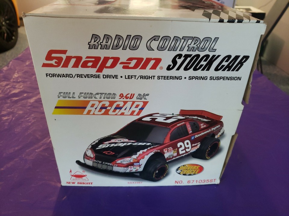 NEW Snap-on RC NASCAR Radio Control Stock Car #29 Kevin Harvick NOS 9 ...