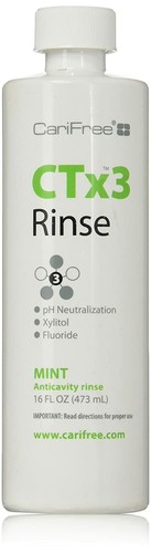 CTx3 Rinse (Mint): Fluoride Mouthwash | Dentist Recommended Anti-Cavity ...