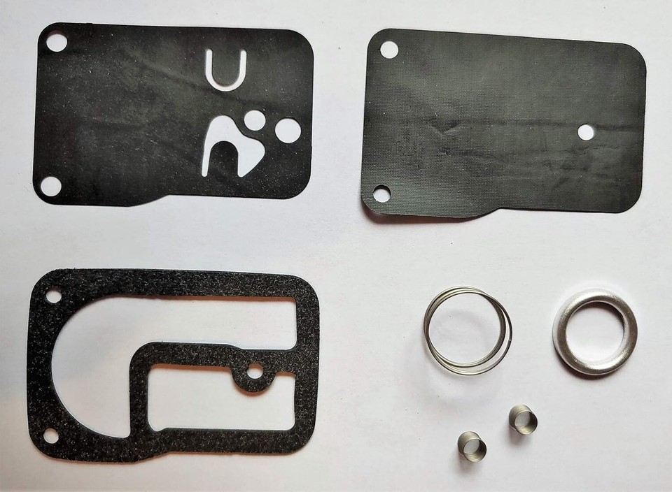 393397 Fuel Pump Kit Fits Briggs and Stratton Twin Carburetor 16 & 18 ...