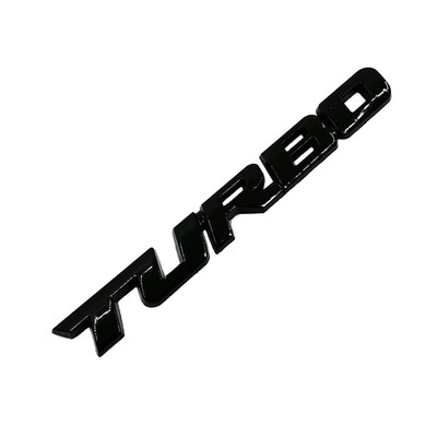 3D Car Styling Metal TURBO Letters Emblem Sticker Rear Tailgate Badge ...