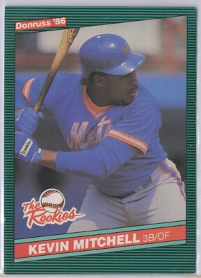 1986 DONRUSS #17 KEVIN MITCHELL RC - NEW YORK METS | eBay