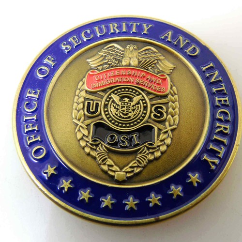 U.S. OFFICE OF SECURITY AND INTEGRITY OSI CHALLENGE COIN | eBay
