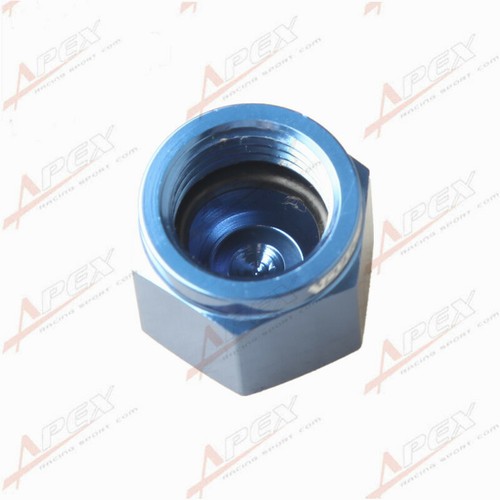 AN6 AN-6 6AN Flare Block Off Cap Fitting Aluminum Alloy Blue | eBay ...