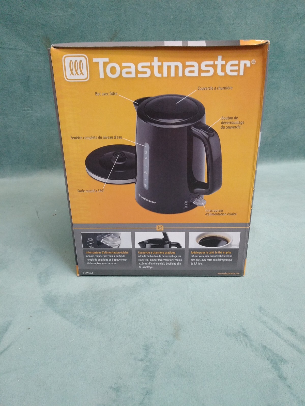 Toastmaster TM796KECB 1.7L Electric Kettle for sale online | eBay