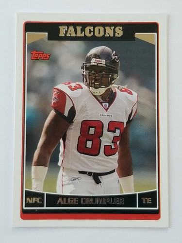 2006 Topps Alge Crumpler Atlanta Falcons #250 (B) | eBay