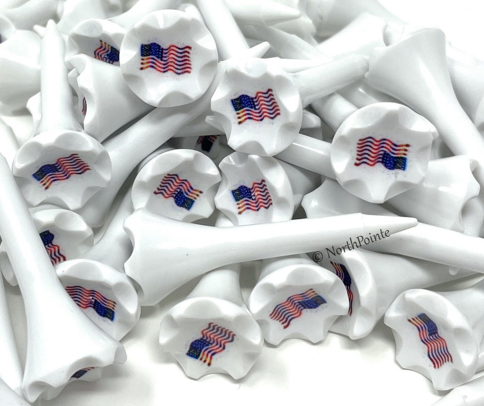 50Ct Golf Tees 1 ½” Plastic Golf Tees Short Tees for Irons, Par Threes ...