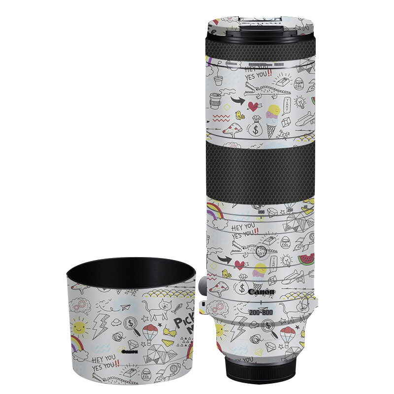 For Canon RF 200-800mm Decal Skin Camera Lens Sticker Vinyl Wrap Film ...