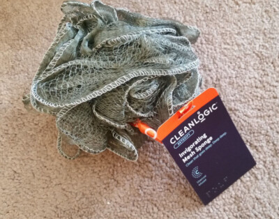 Clean Logic Invigorating Mesh Sponge Charcoal Infused NEW | eBay