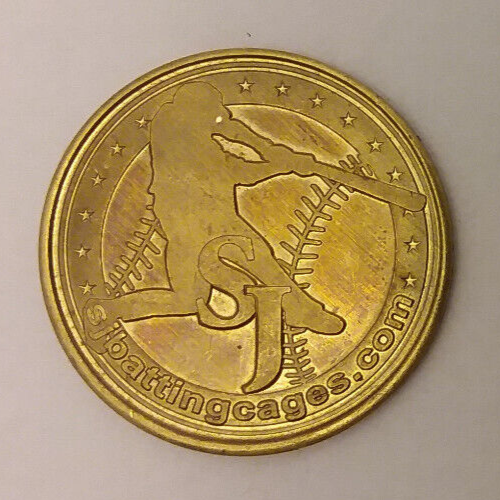 San Jose Batting Cage Token 28mm | eBay