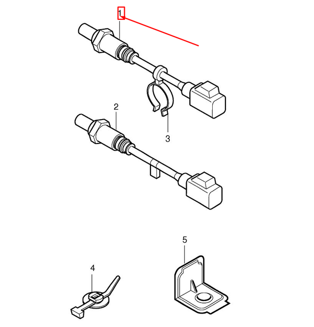 NEU VOLVO C70 II CABRIO MK2 LAMBDA SAUERSTOFFSENSOR 30751797 ORIGINAL ...