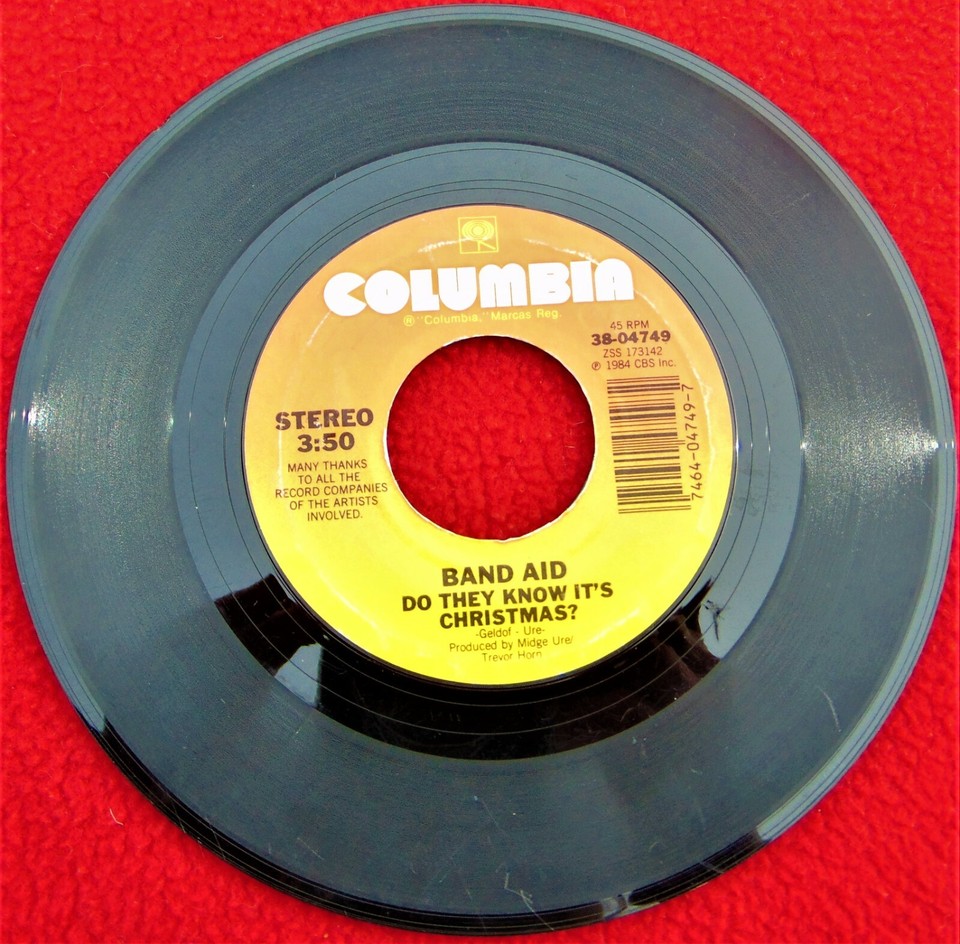 VINTAGE 45 RPM 7" RECORD ~ BAND AID "FEED THE WORLD" | eBay