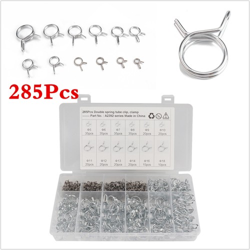 5-18MM Double Wire Spring Clips Fuel Line Hose Pipe Tube Clamp For ...