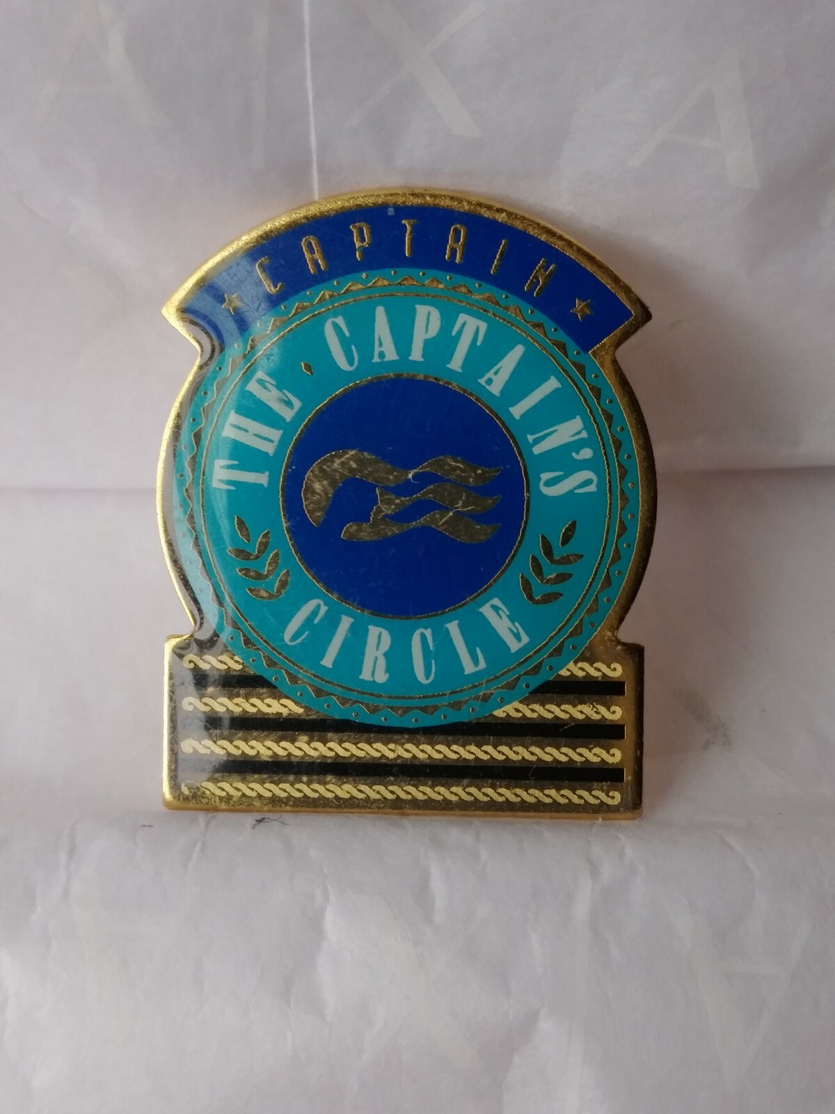 Captain Lapel Pin Princess Cruise The Captain's Circle Ship Boat Gold ...