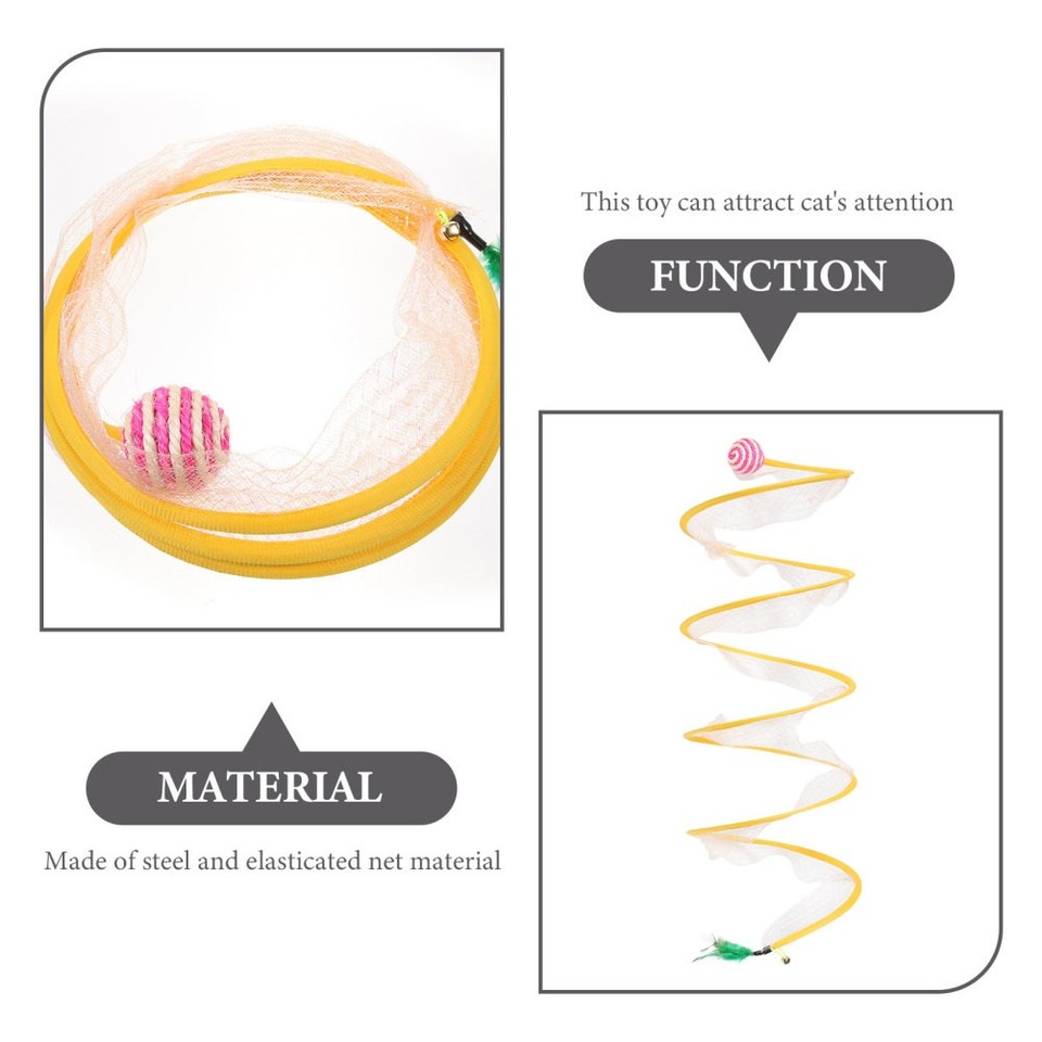 Interesting Cat Toy Cat Tunnel Toy Funny Cat Kicking Toy Household Cat ...