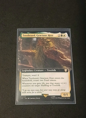 Treebeard, Gracious Host (Extended Art) Commander: The Lord of the Rings: Tales | eBay