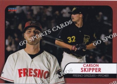 2023 Fresno Grizzlies Carson Skipper RC Rookie Colorado Rockies Minor ...