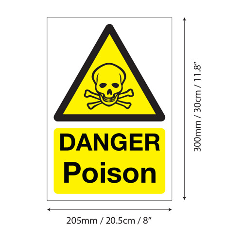 Bayer Seresto Décor Decals, Stickers & Vinyl Art Danger Poison Warning ...