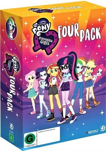 MY LITTLE PONY - Equestria Girls - Four Pack 4-DVD TV SERIES GIFT BOX ...