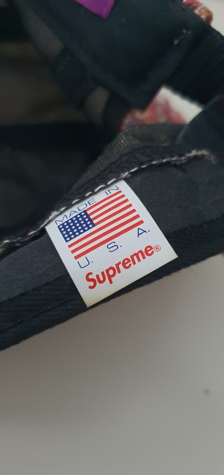 SS13 Supreme x Liberty Art Fabrics Splatter Camp Cap vintage hat box ...