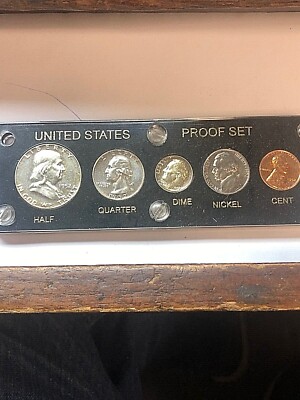 1952 US Proof Set GEM PROOF- Tough Early Issue - CAPITAL Plastic Holder ...
