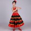 Girls Spanish Dancer Flamenco Fancy Dress Belly Dance Bollywood Costume ...