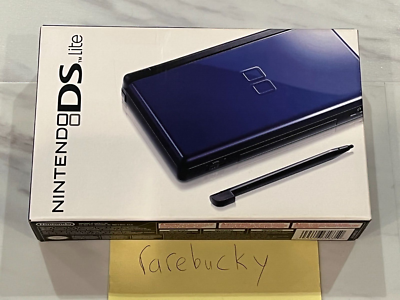 Nintendo Ds Lite Blue And Black
