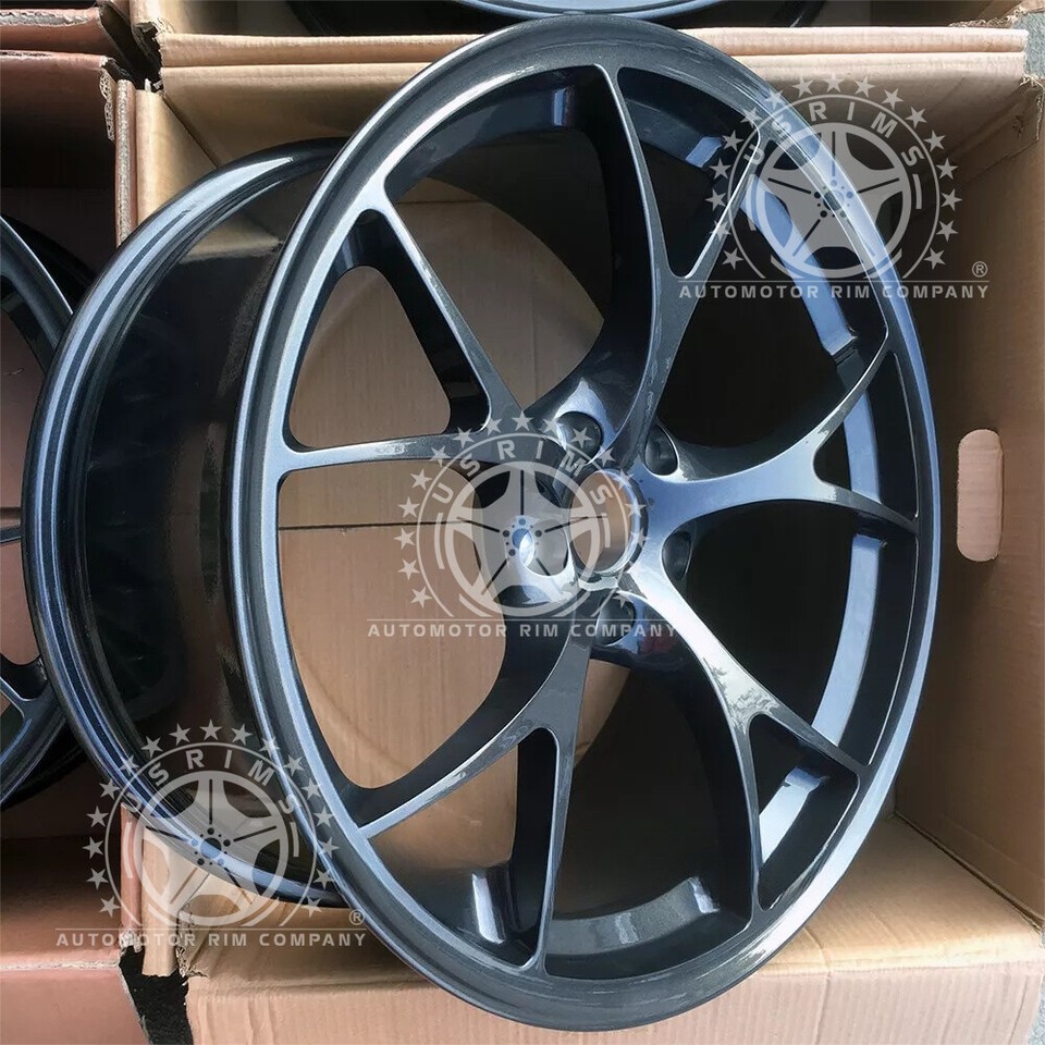 1PC CUSTOM 19" FOR ALFA ROMEO GIULIA QV STAGGERED FORGED DRAK GRAY ...