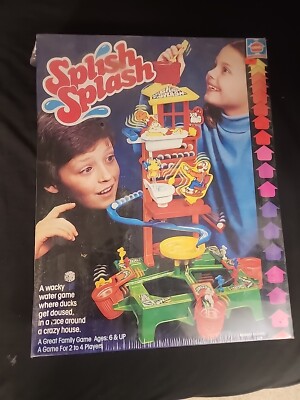 Vintage SEALED 1981 Hasbro Splish Splash Water Board Game Play Set ...
