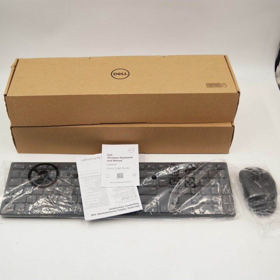 3X Dell Pro Wireless Keyboard & Mouse Combo w/Batteries KM5221W model ...