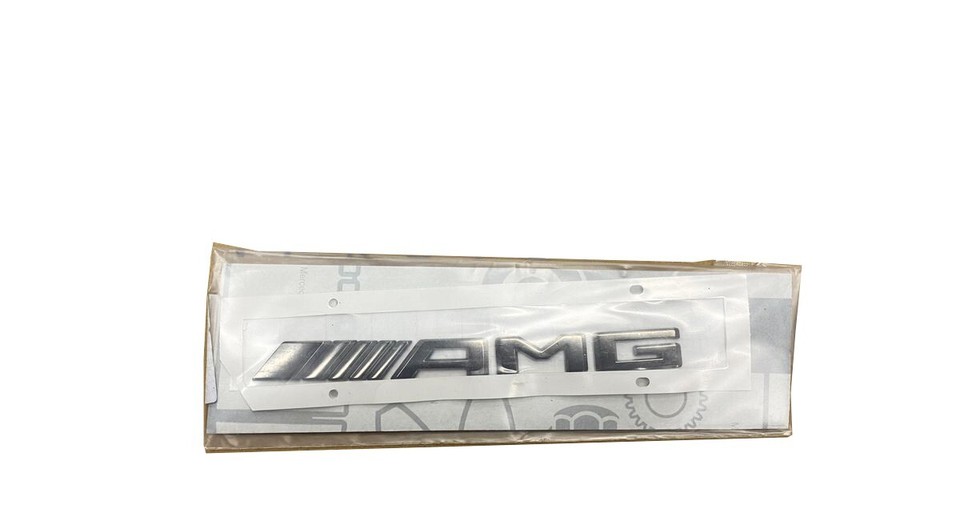 Genuine Mercedes W206 S206 Night Package Black AMG Emblem Rear Trunk ...