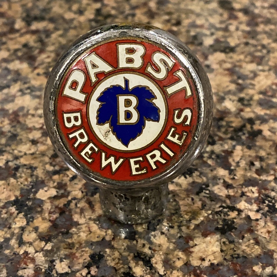 Vintage Pabst Beer Ball Knob Tap Handle - 1930'S 2nd Ed - Pabst ...