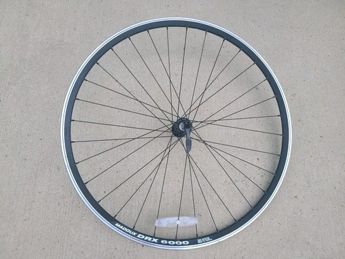Maddux DRX 6000 Aero 100mm QR 700c Front Wheel Rim Brake Black | eBay