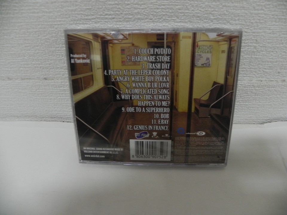 Weird Al Yankovic - Poodle Hat KOREA CD + HYPE STICKER / SEALED NEW ...