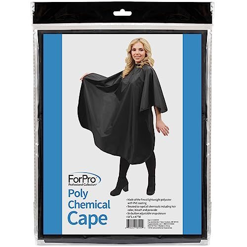 Poly Chemical Cape, Professional Hair Salon Styling Cape with ...
