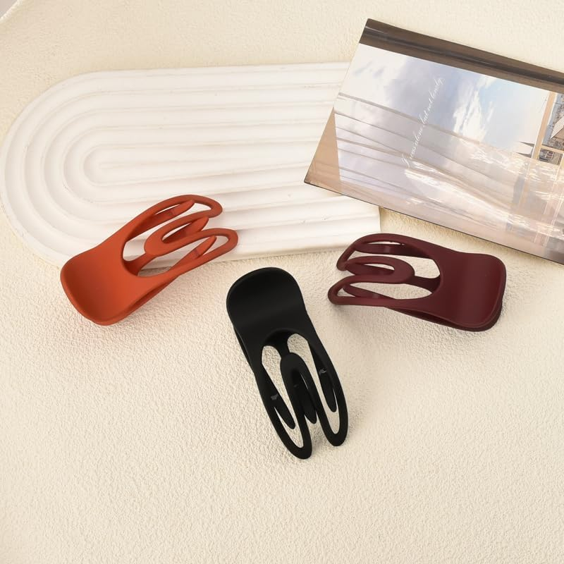 French Concord Hair Clips for Women Curved Hair Pins for Thick Hair ...