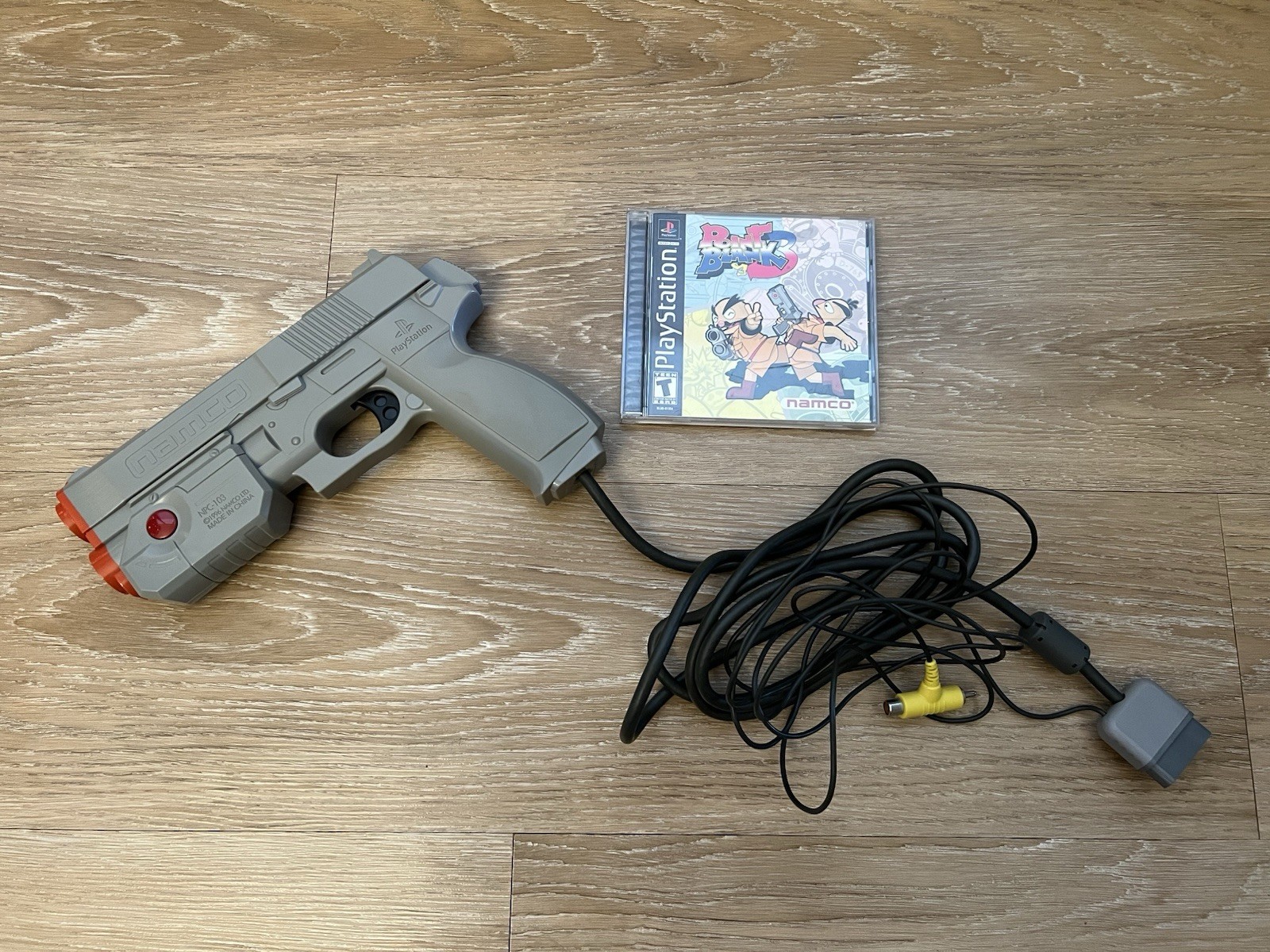 Vintage PS1 Point Blank 3 w/Namco GunCon Light Gun Playstation | eBay